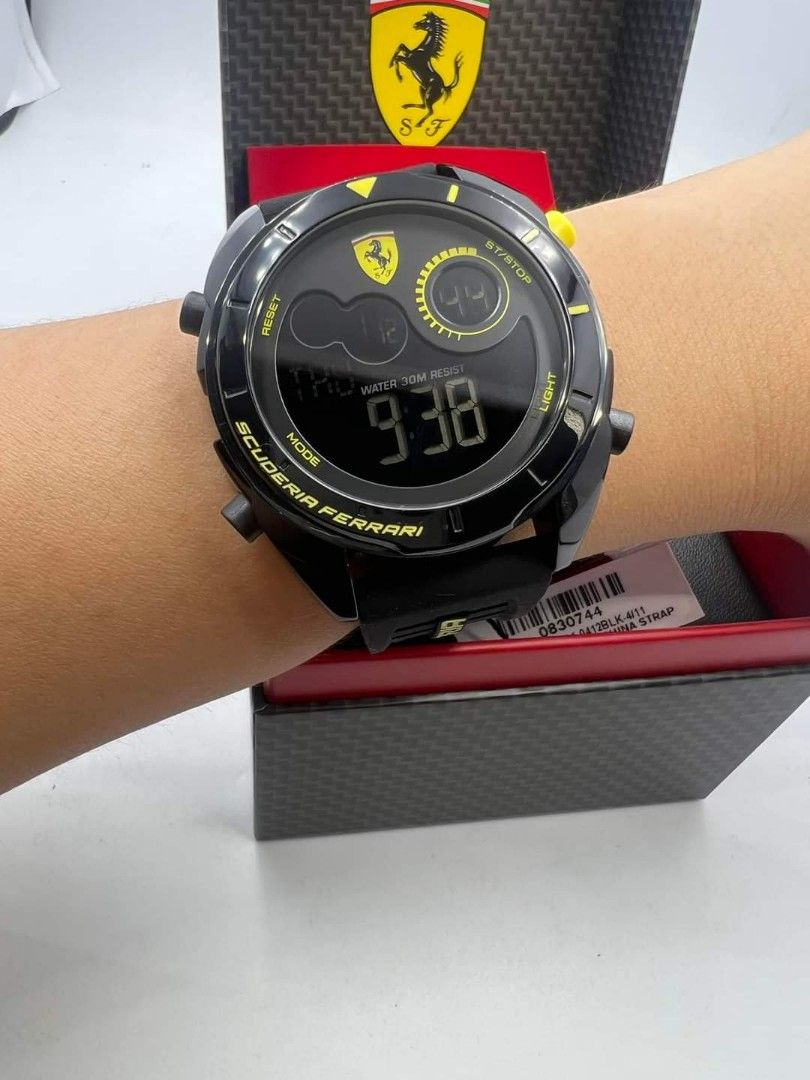 Ferrari Scuderia Forza Digital, Men's Fashion, Watches & Accessories ...
