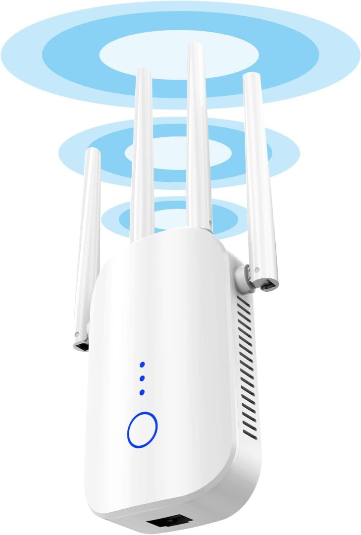 Fonowt WiFi Extender Booster 1200Mbps WiFi Booster Range Extender ...
