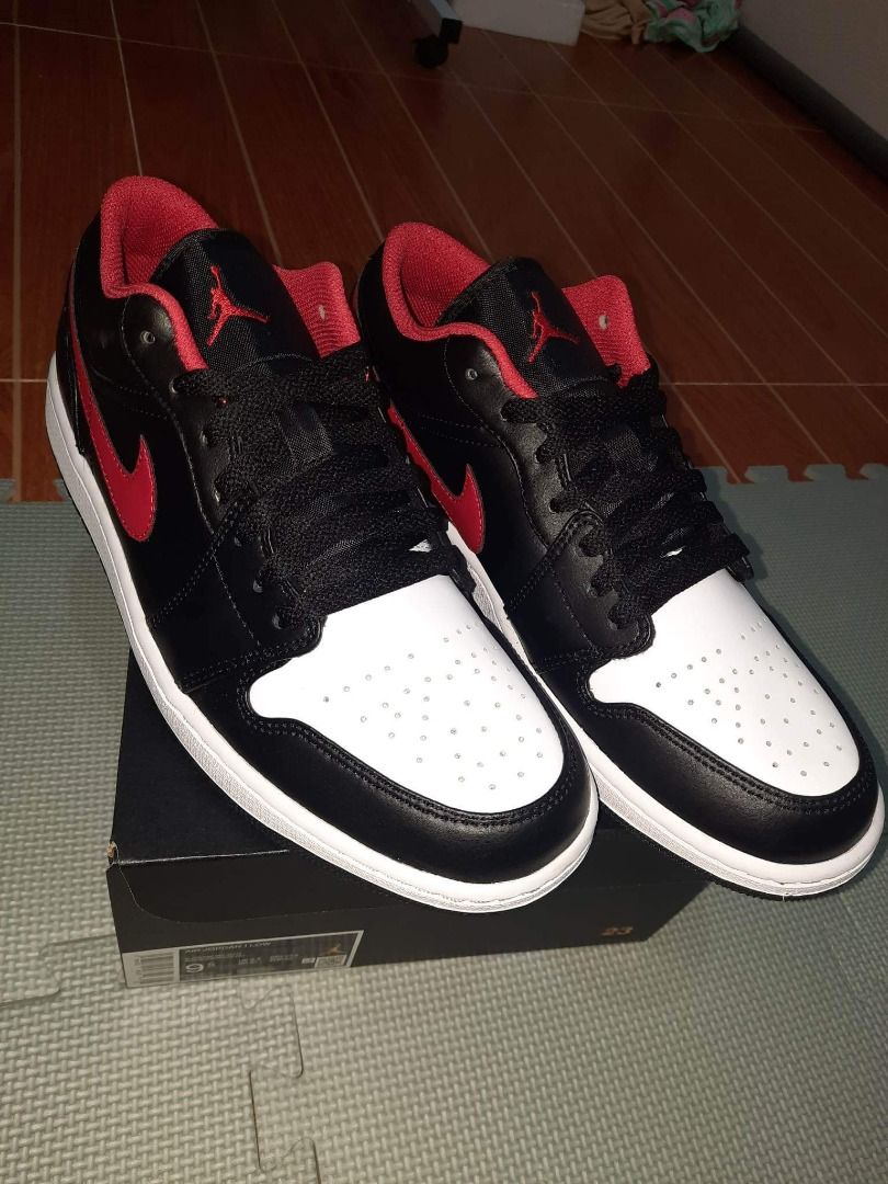 For Sale J1 low white toe, Men's Fashion, Footwear, Sneakers on Carousell