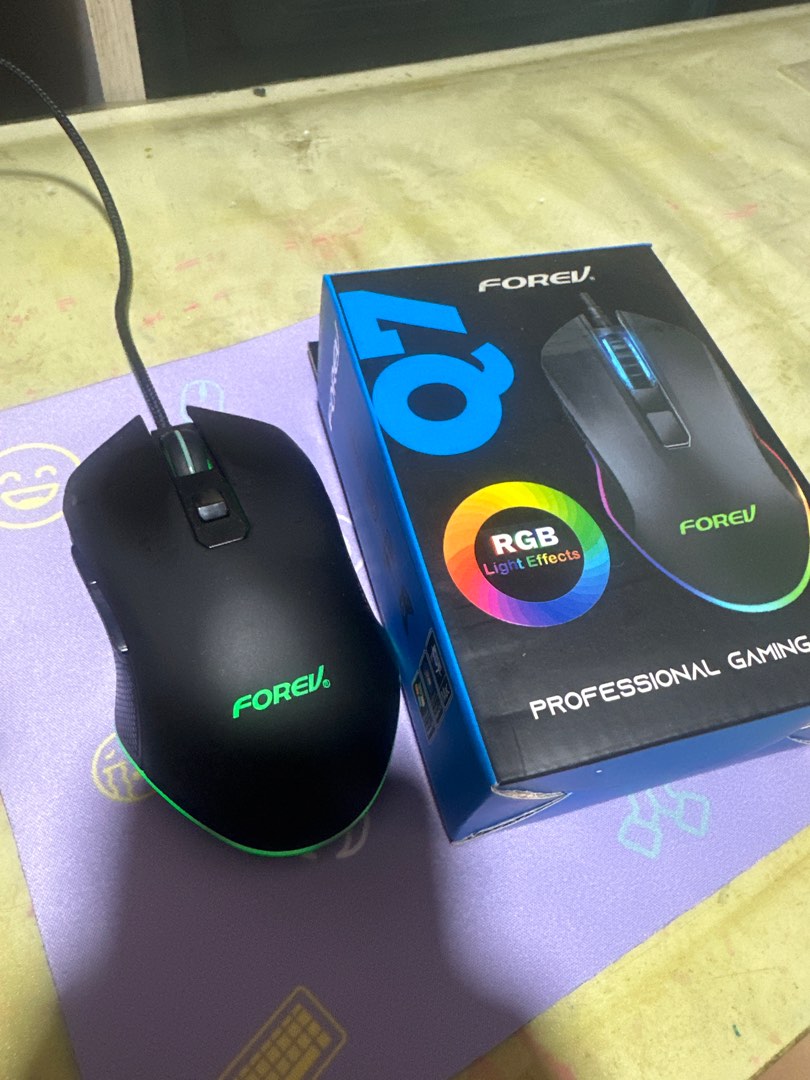 Forev professional gaming mouse, 電腦＆科技, 電腦周邊及配件, 電腦滑鼠及相關產品 - Carousell
