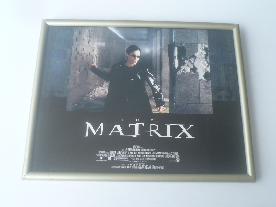 Framed " The MATRIX " Lauren Movie Flyer Mini Poster, Hobbies & Toys ...