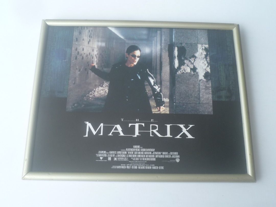 Framed " The MATRIX " Lauren Movie Flyer Mini Poster, Hobbies & Toys ...