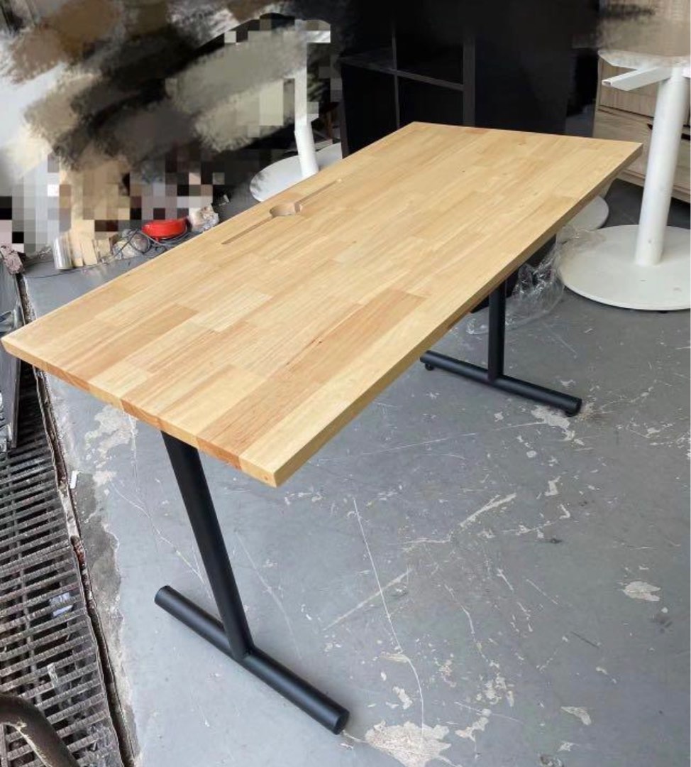 Free delivery Solid Wood Table/Desk (many sets ready stock), Furniture ...