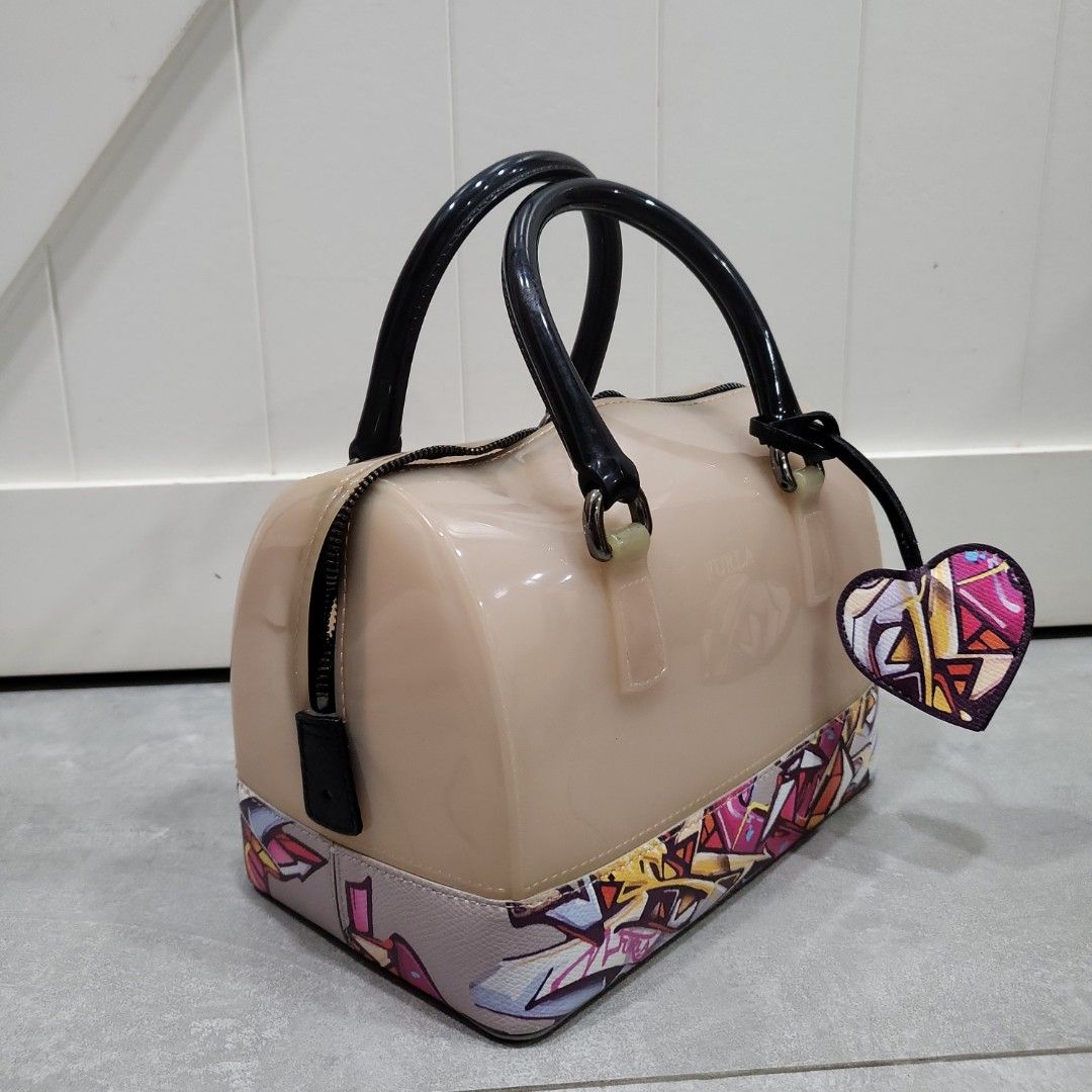 Furla candy jelly tote backpack, Luxury, Bags & Wallets on Carousell