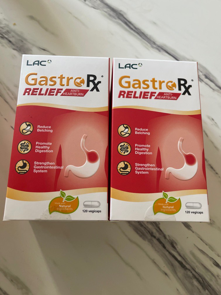 Gastro RX Relief Anti-Heartburn, Health & Nutrition, Health Supplements ...