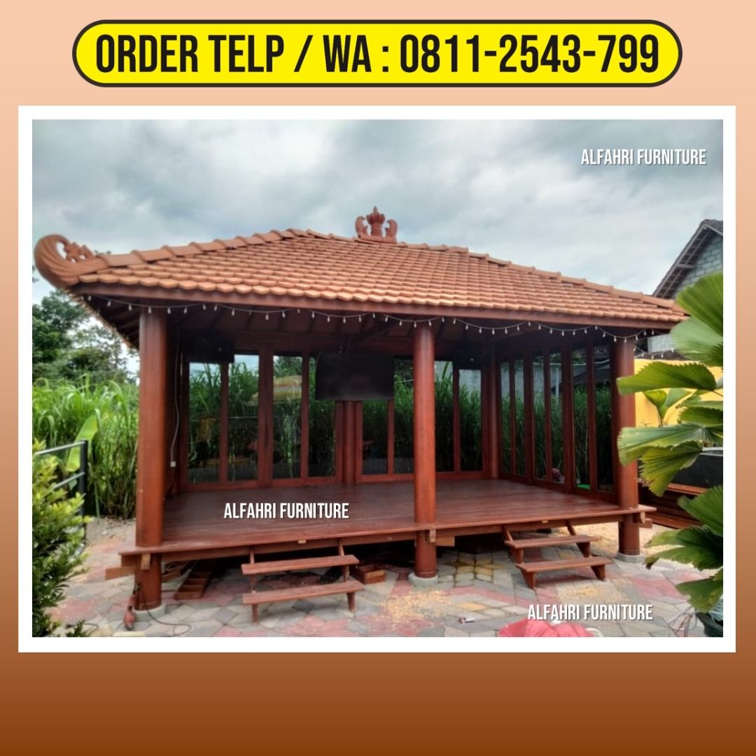 Gazebo Kayu 3x5 Meter Purwakarta | HP/WA: 0811-2543-799 | Raja Gazebo ...