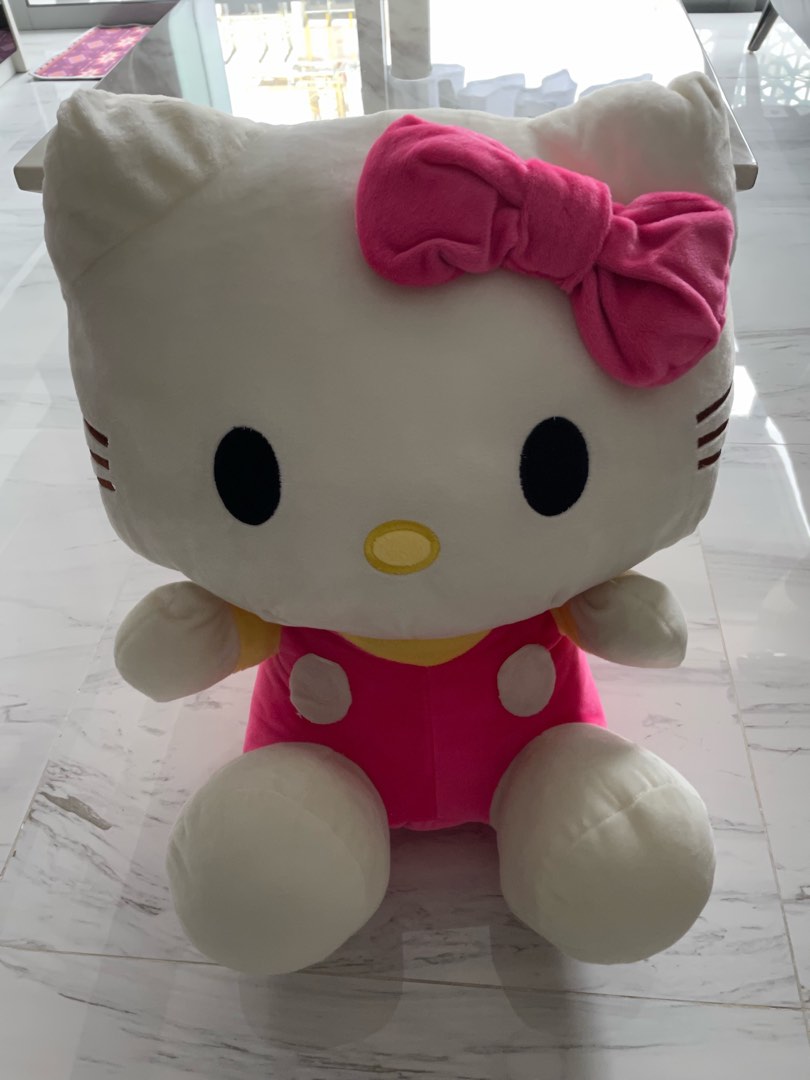 Giant Hello Kitty Stuff Doll, Hobbies & Toys, Toys & Games on Carousell