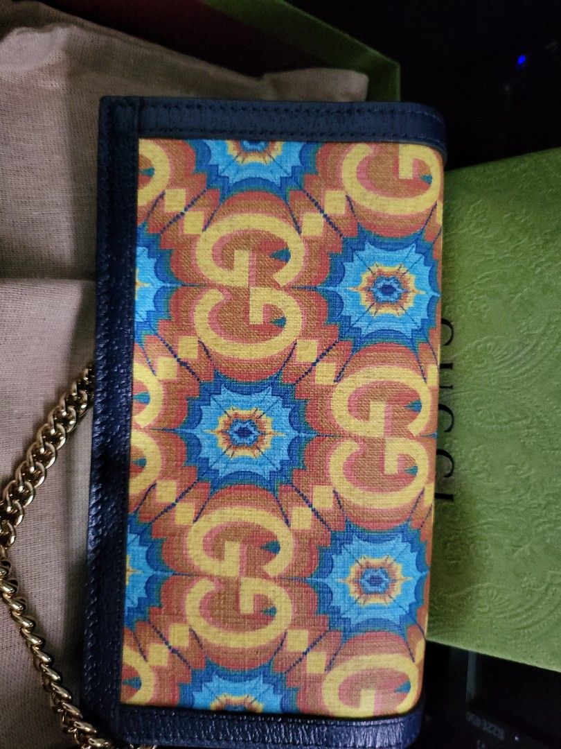 Gucci Chain Wallet Centennial 100 years old Collection Limited Edition ...