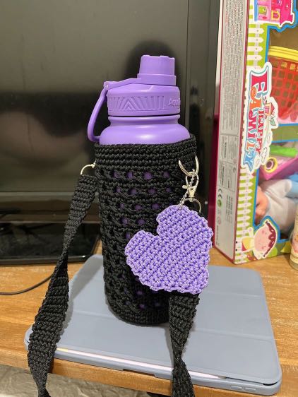 HANDMADE CROCHET TUMBLER BAG, Hobbies & Toys, Stationary & Craft ...