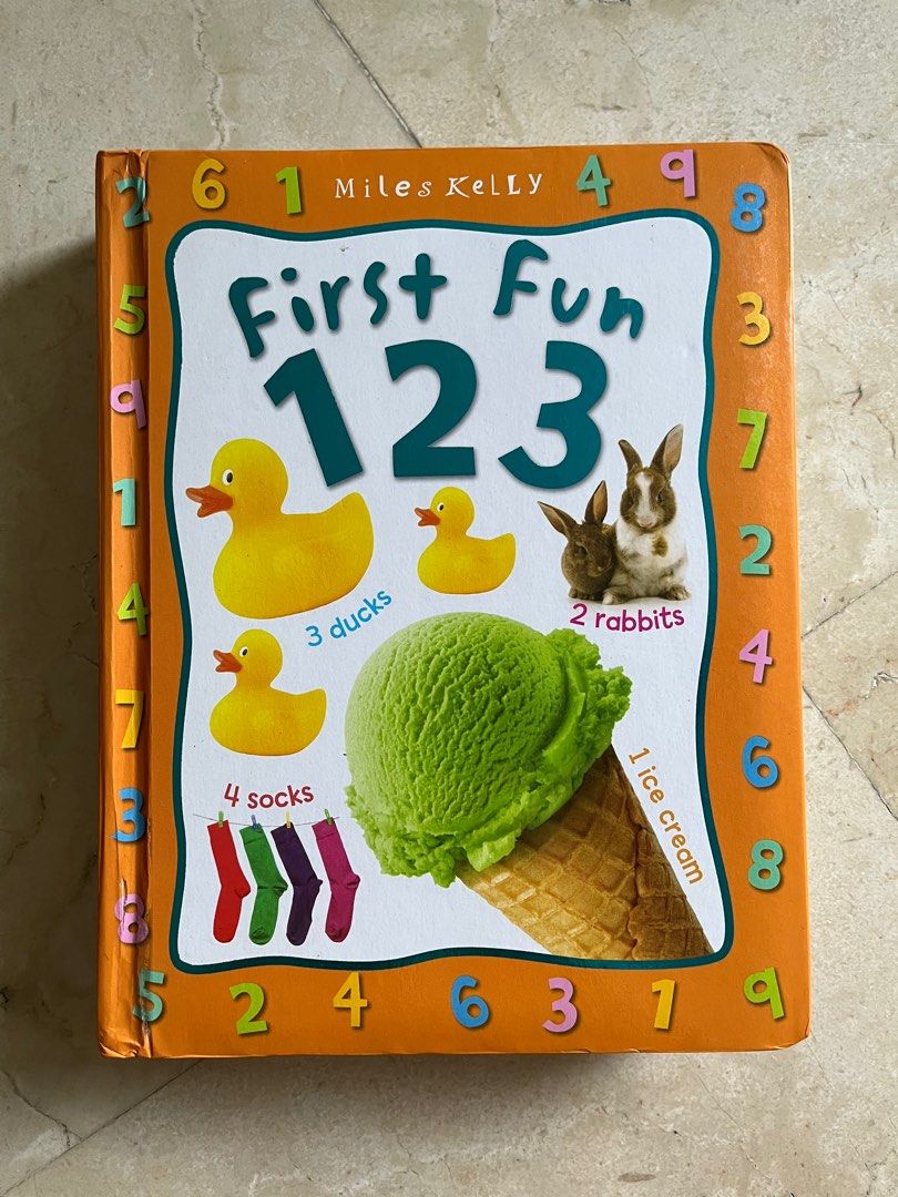 Hardcover First Numbers Book with Beautiful Illustrations!, Hobbies ...