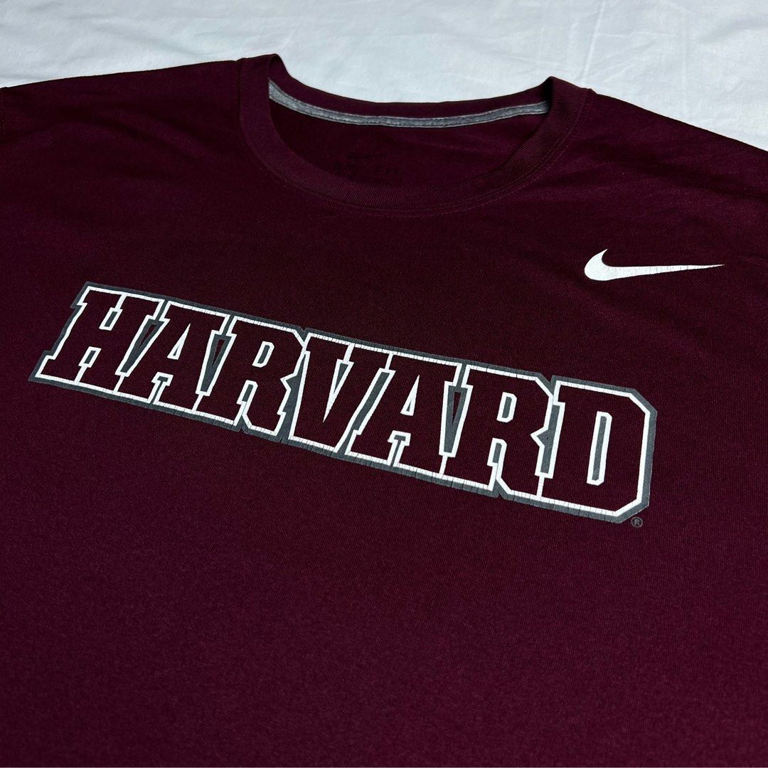 Harvard University Nike Dri Fit T shirt, Men's Fashion, Tops & Sets ...