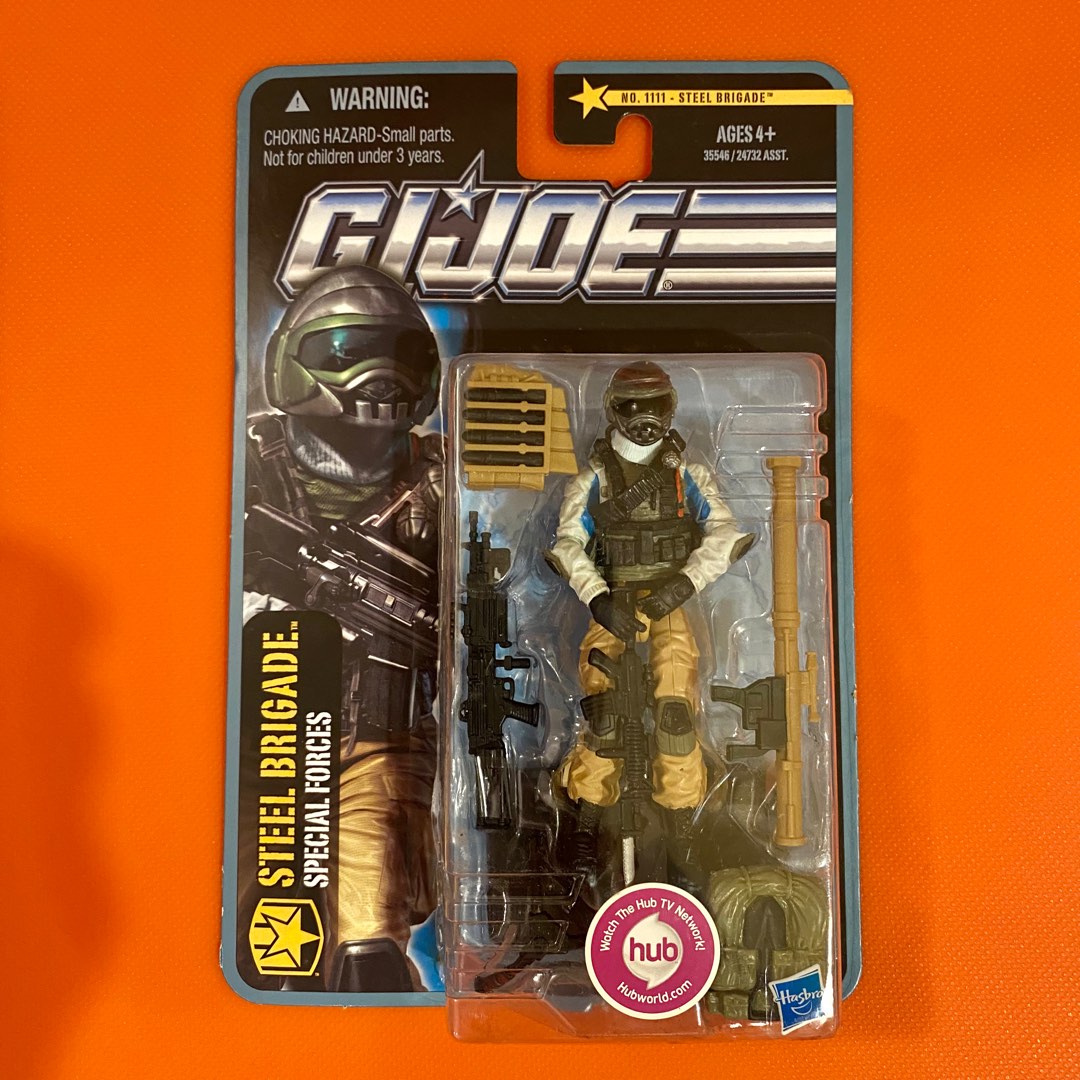 HASBRO GI JOE Steel Brigade, 興趣及遊戲, 玩具 & 遊戲類 - Carousell