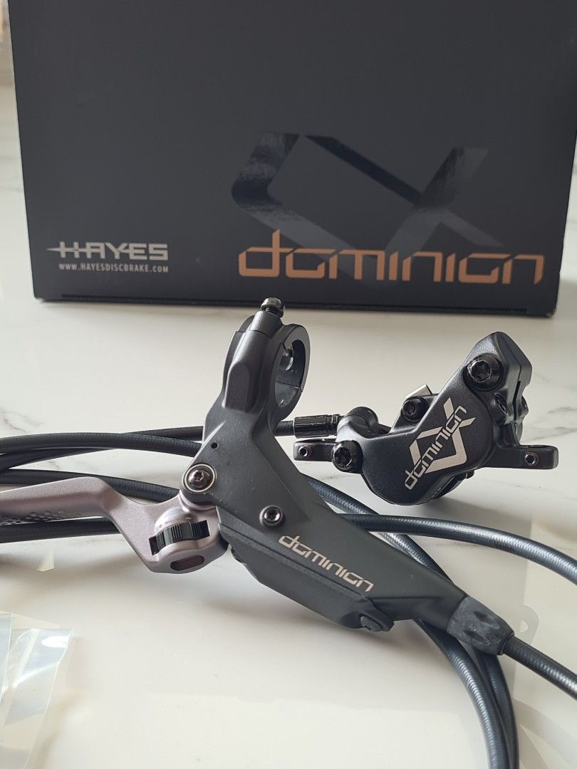 Hayes Dominion A4 MTB brakes 4 piston brakeset front rear hope tech e4 ...