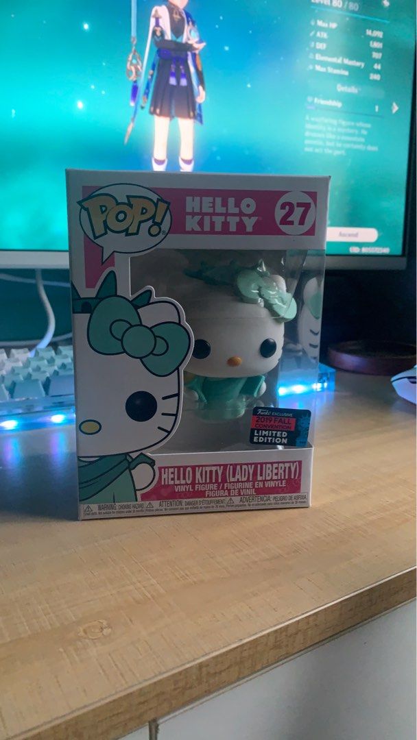 Hello Kitty Lady Liberty, Hobbies & Toys, Toys & Games on Carousell