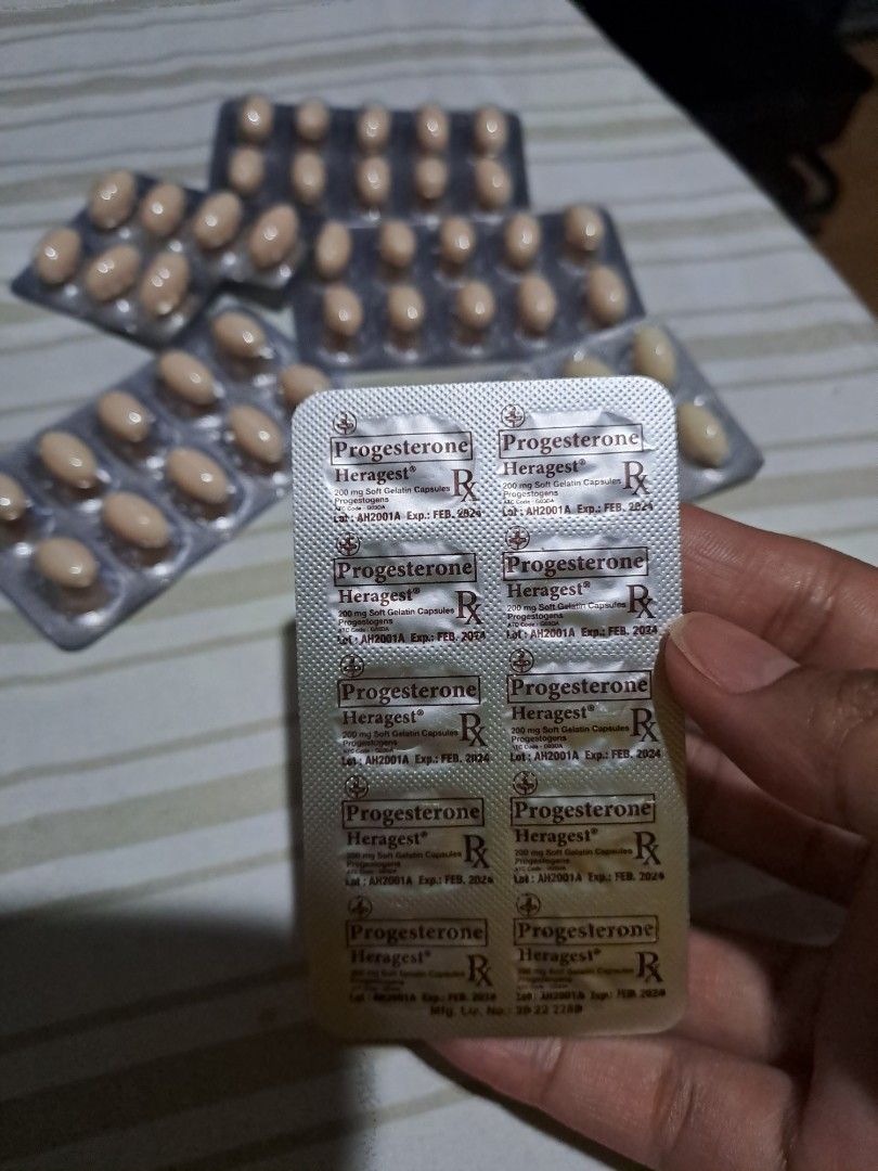 Heragest (Progesterone) 58pcs, Health & Nutrition, Medical Supplies ...