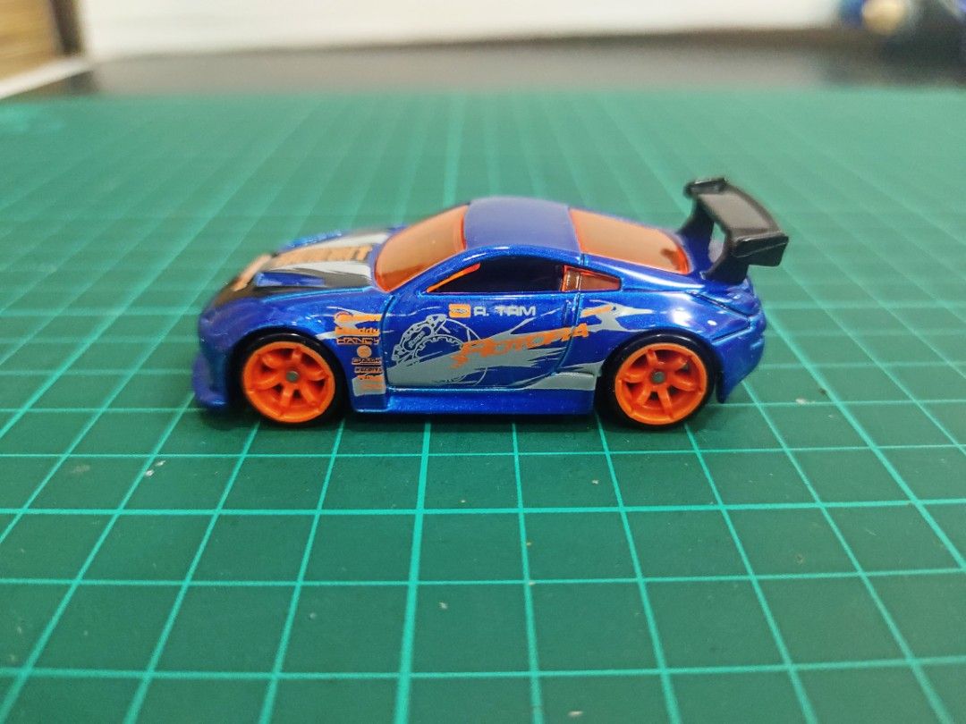 Hotwheels nissan fairlady 350z rotora blue, Hobbies & Toys, Toys & Games on Carousell