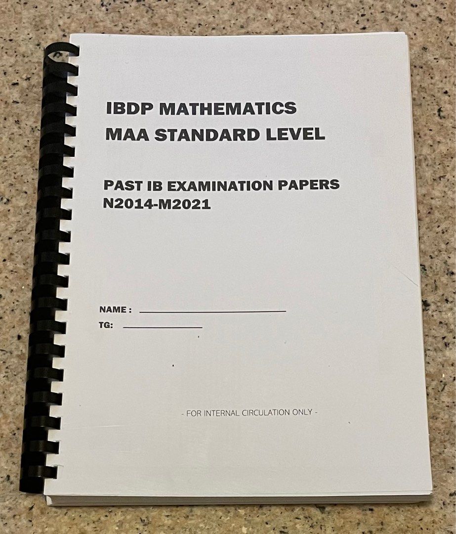IBDP SL math past year papers, Hobbies & Toys, Books & Magazines ...