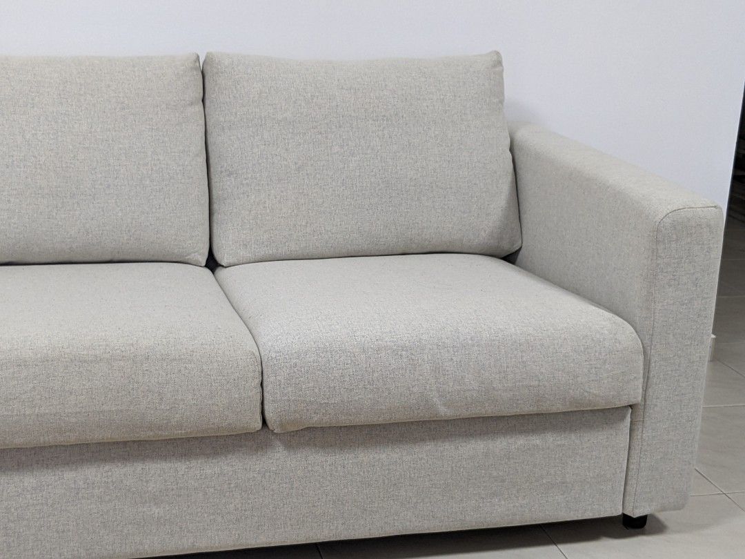 Ikea 3 Seater Sofa Vimle Beige 3-Seat Gunnared White Light, Furniture ...