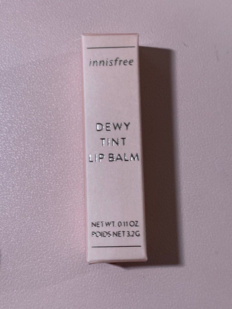 innisfree dewy tint lip balm in baby pink, Beauty & Personal Care, Face ...