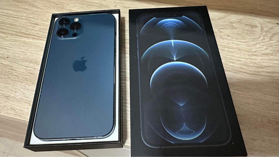 iPhone 12 Pro Max 128GB Blue, Mobile Phones & Gadgets, Mobile Phones ...
