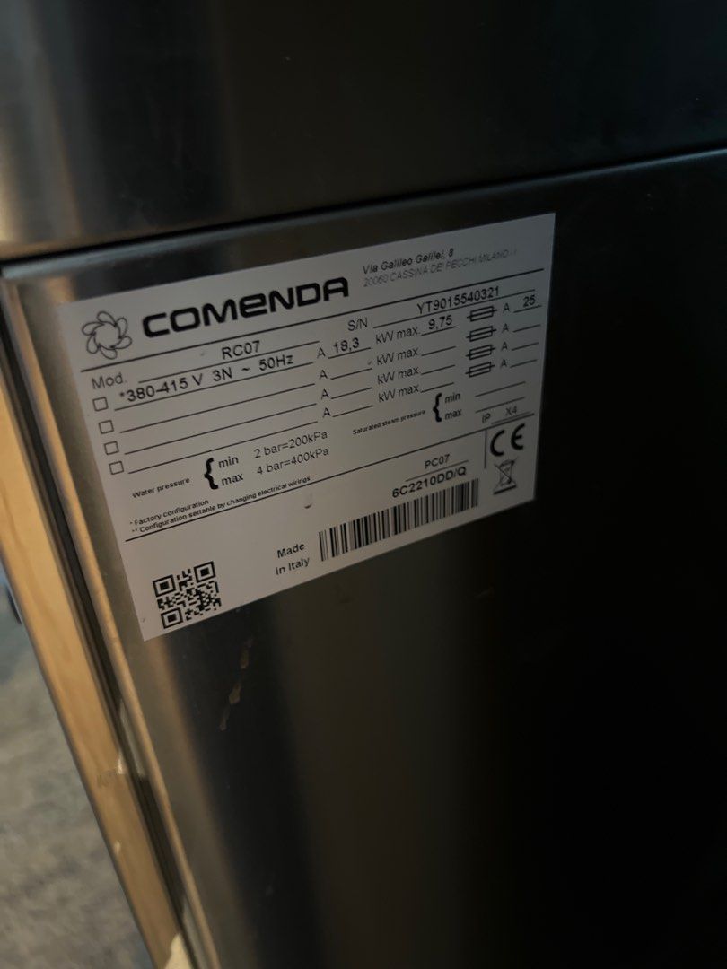 Italy Comenda Hood Type Dishwasher, TV & Home Appliances, Kitchen ...