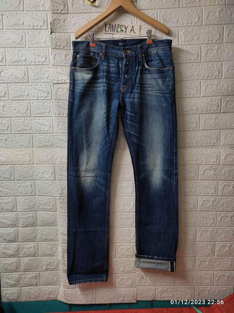 JACOB DAVIS SELVEDGE DENIM PANTS made in USA, Men's Fashion, Bottoms ...