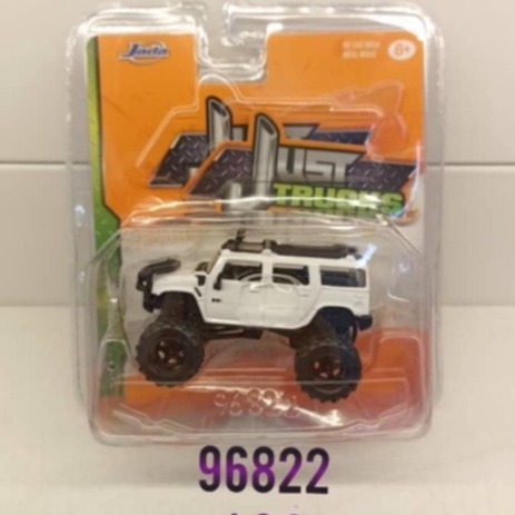 JADA JUST TRUCKS SERIES 1/64 SCALE DIECAST MODEL CARS HUMMER H1 96822 ...