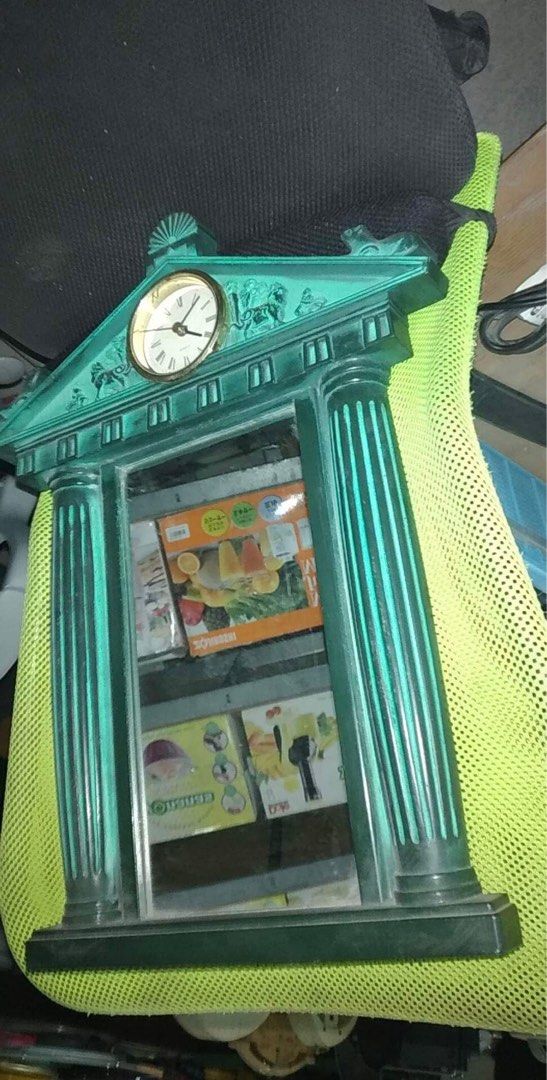 JAPAN ACCENT TOWER MIRROR CLOCK, Furniture & Home Living, Home Decor ...