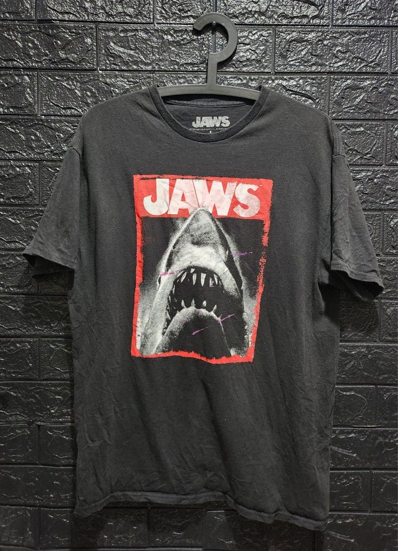 Jaws shirt, Men's Fashion, Tops & Sets, Tshirts & Polo Shirts on Carousell