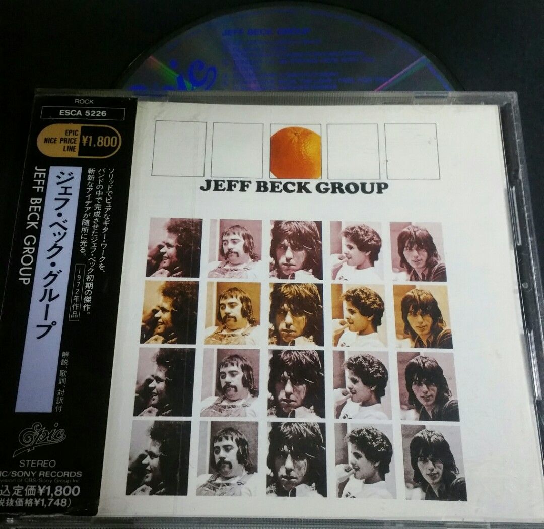 Jeff Beck group cd Japan press with obi, Hobbies & Toys, Music & Media ...