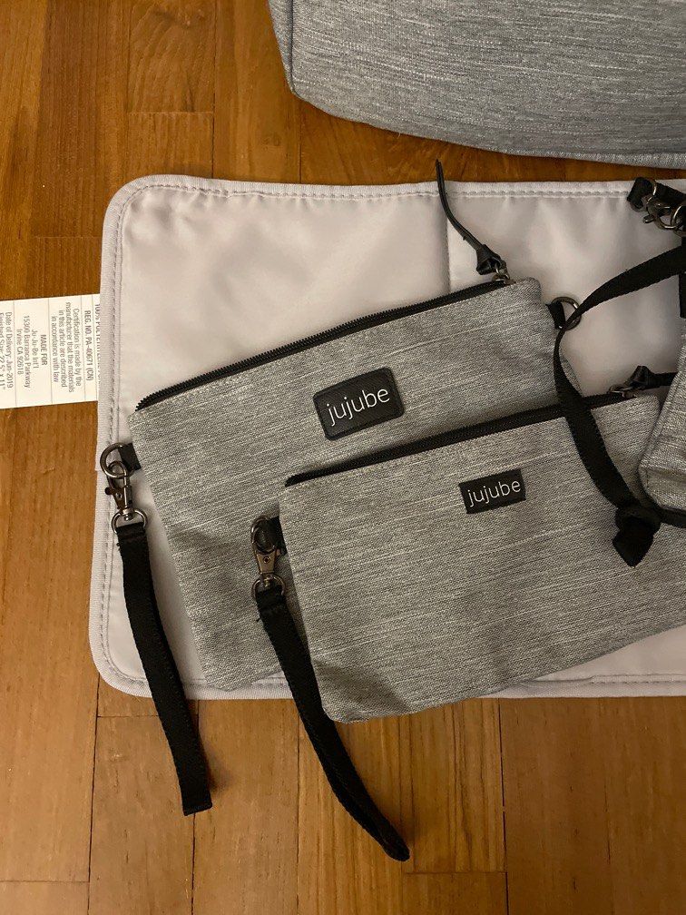 Jujube Core Convertible Grey Bag, Babies & Kids, Going Out, Diaper Bags ...