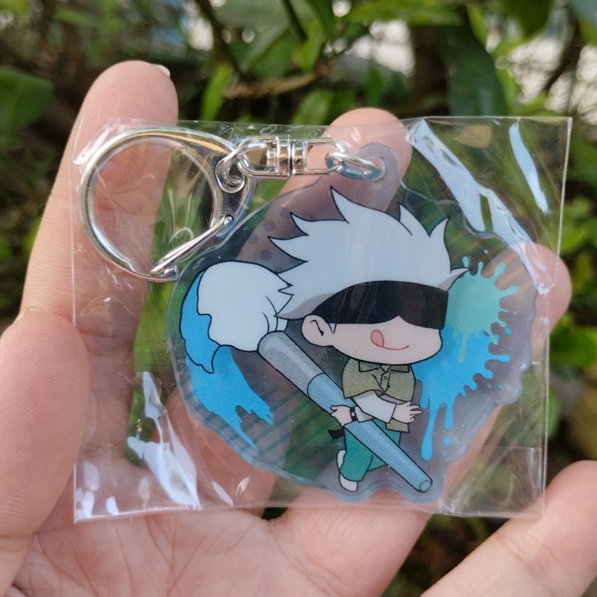 Jujutsu Kaisen Gojo Satoru acrylic Keychain, Hobbies & Toys, Toys ...