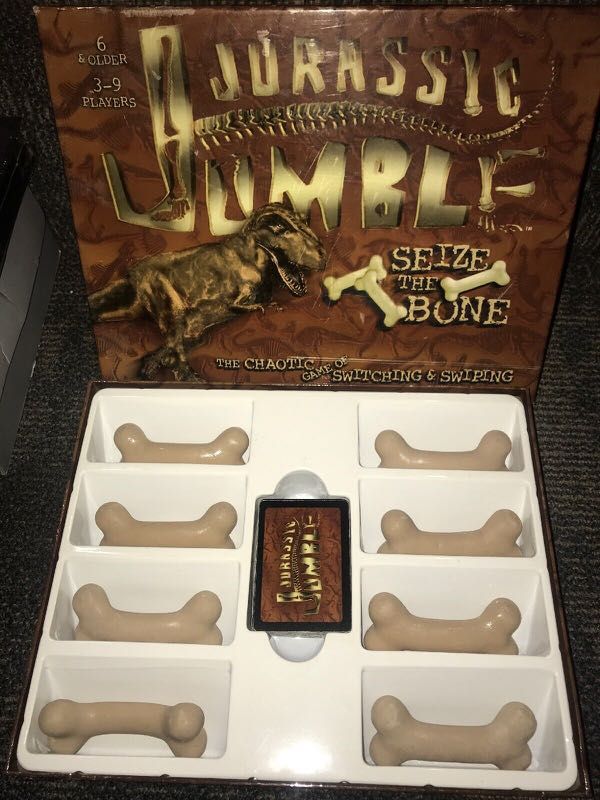 Jurassic Jumble board game ($8), Hobbies & Toys, Toys & Games on Carousell