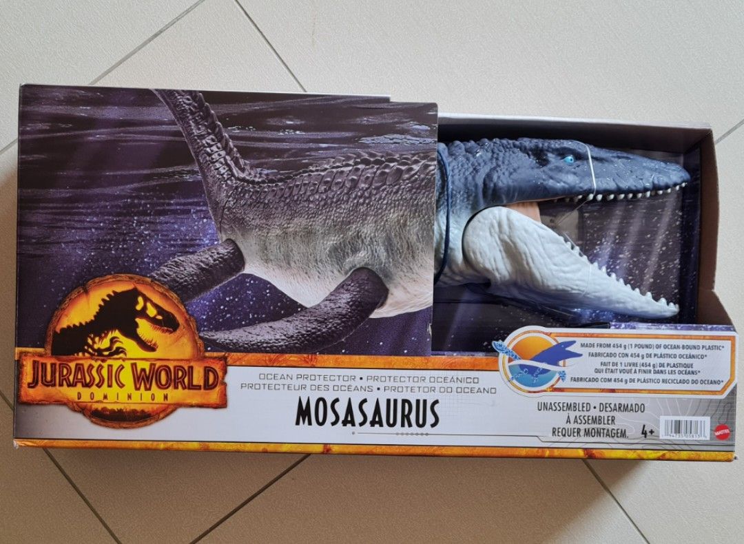 Jurassic World Dominion Ocean Protector Mosasaurus Dinosaur, Hobbies ...