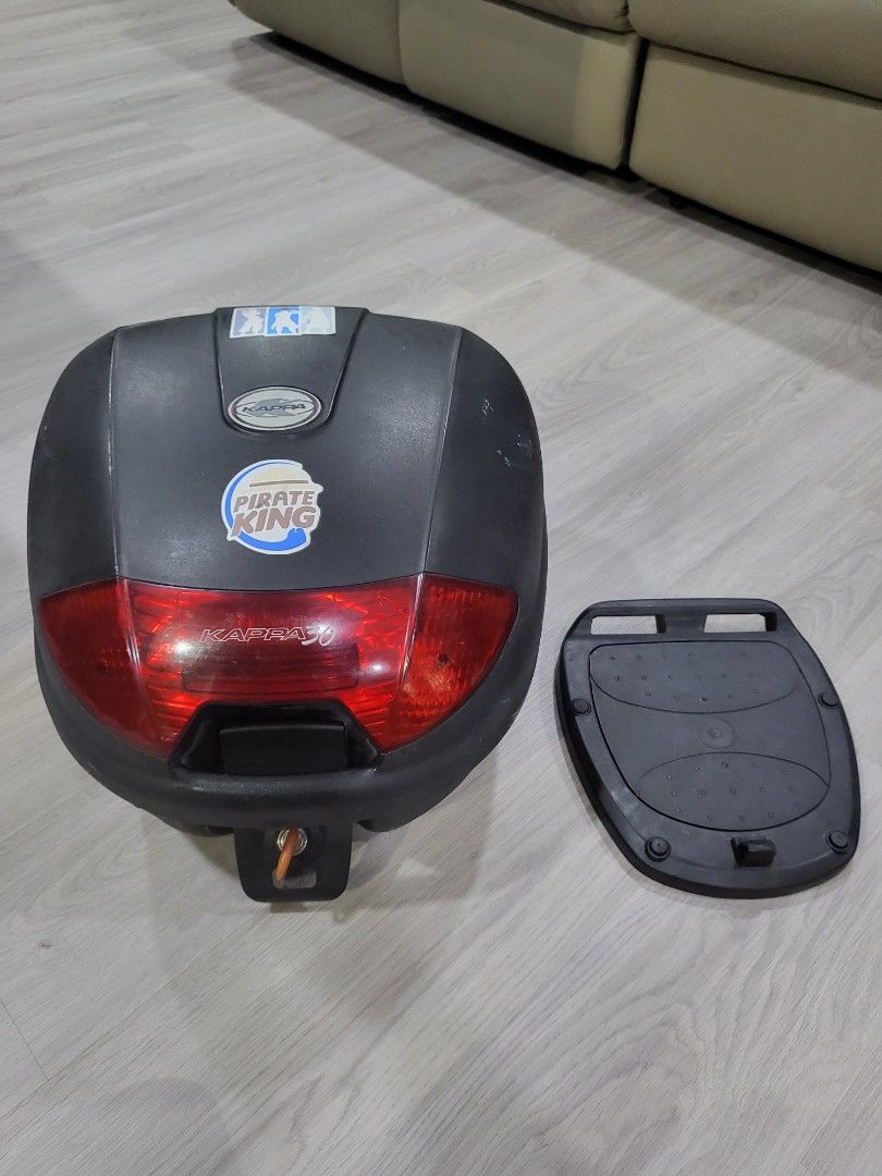 Kappa Box with baseplate, Motorcycles, Motorcycle Accessories on Carousell