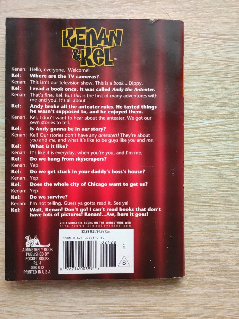 Kenan and Kel Nickelodeon 1998 vintage classics viacom First Edition ...