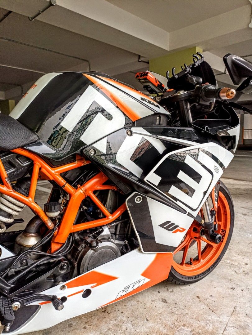 KTM RC390 Decal Kit + Installation, Motorcycles, Motorcycle Accessories ...