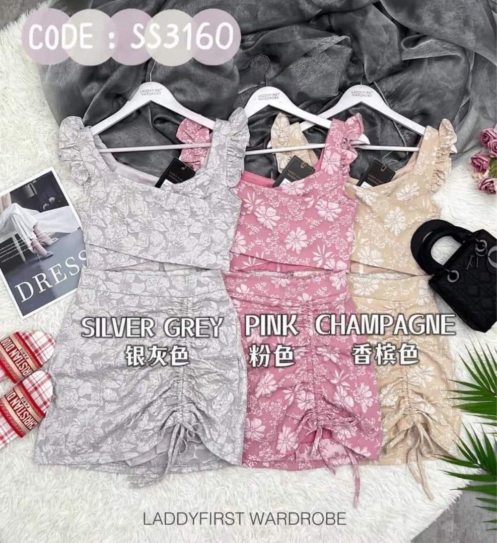 Laddy First Wardrobe Cheongsam Set, Women's Fashion, Dresses & Sets ...