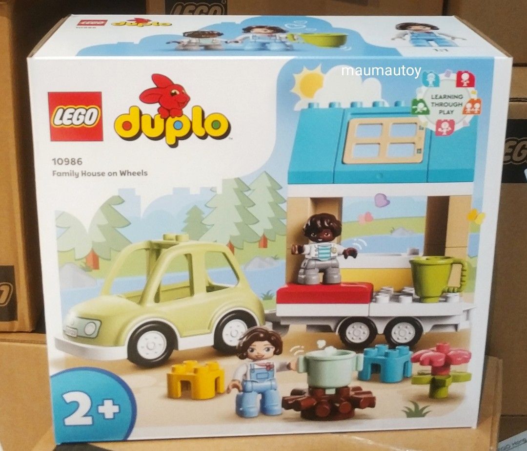 Lego 10986 Duplo Family House on Wheels, 兒童＆孕婦用品, 嬰兒玩具 - Carousell