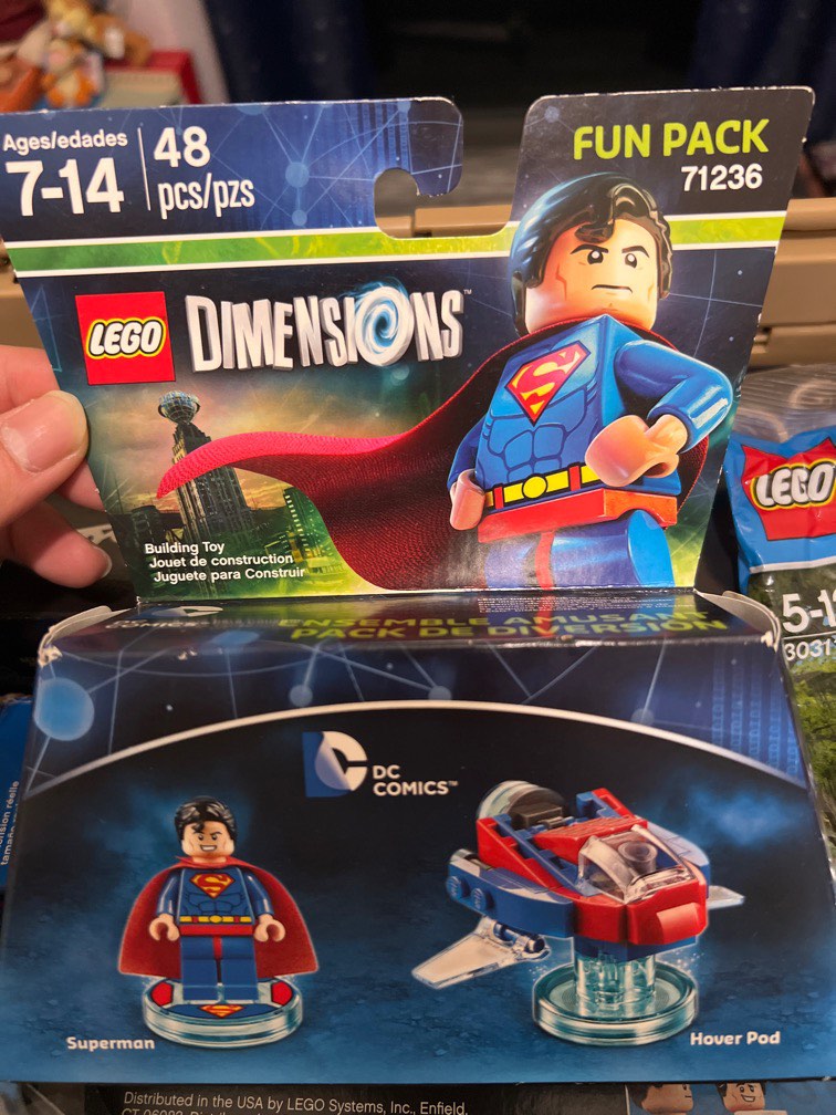 Lego 71236 Dimensions Fun Pack Superman, 興趣及遊戲, 玩具 & 遊戲類 - Carousell