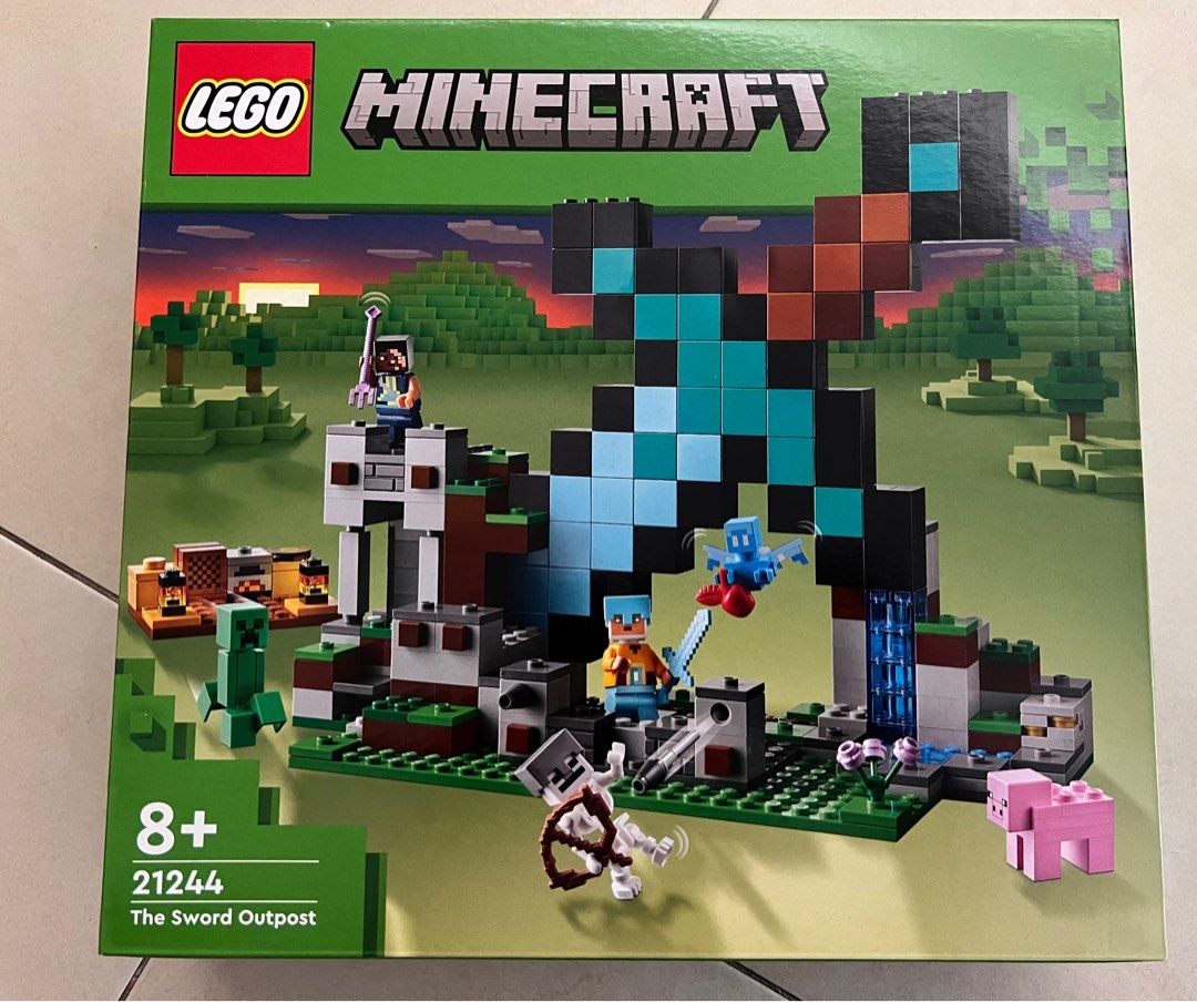 Lego Minecraft 21244 The Sword Outpost, Hobbies & Toys, Toys & Games on ...
