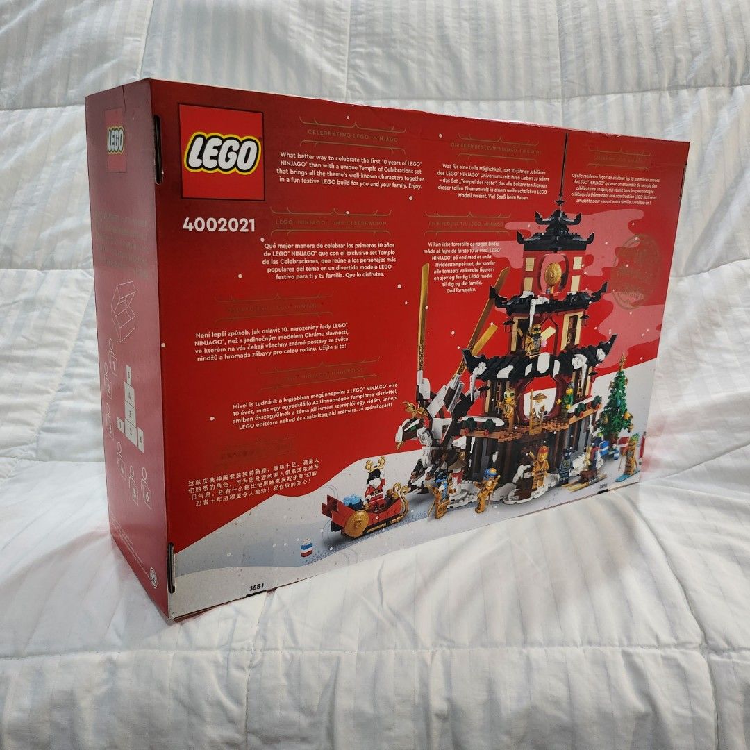 LEGO NINJAGO The Temple of Celebrations (2021 Employee Exclusive) Set ...