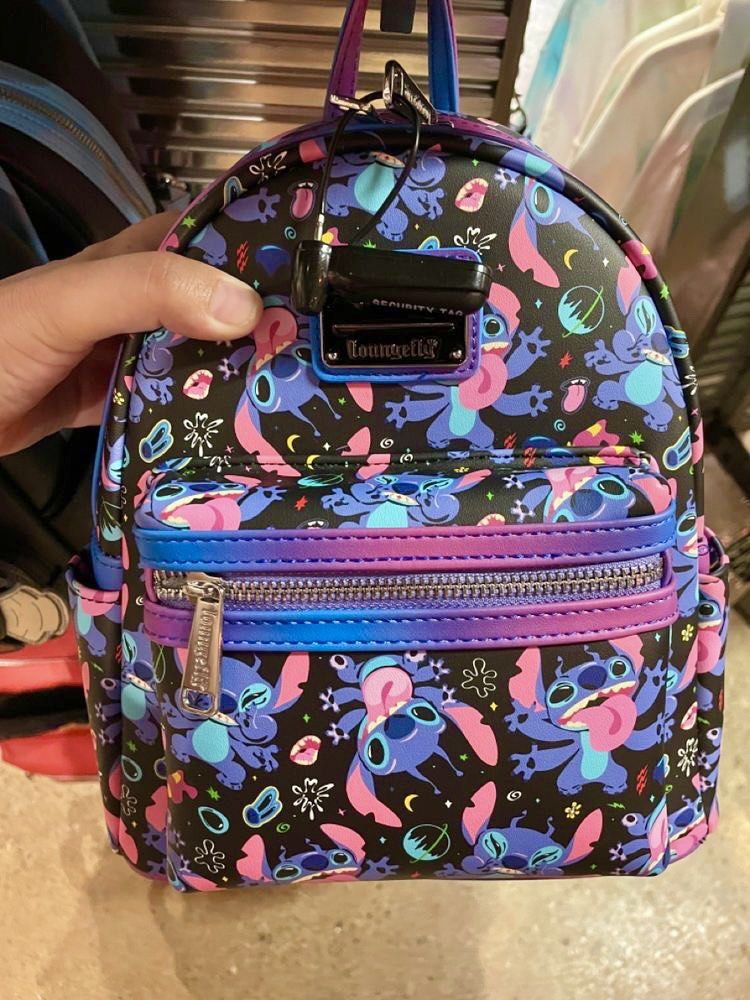 Limited Edition USA Disney x Loungefly Stitch Galaxy Space Backpack Bag ...