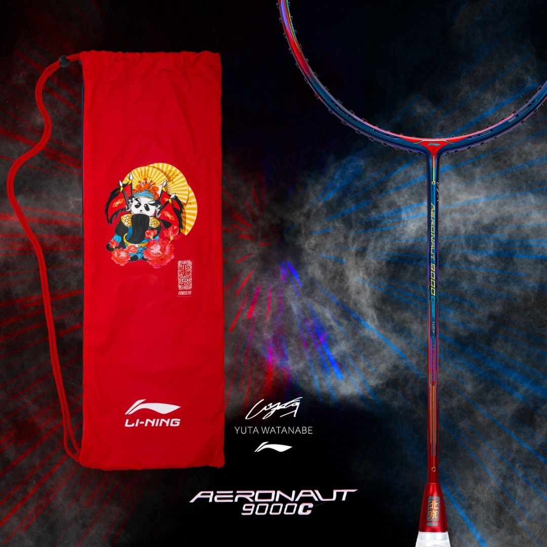 Li-Ning Aeronaut 9000C x Yuta Watanabe Special Edition, Sports Equipment, Sports & Games, Racket ...