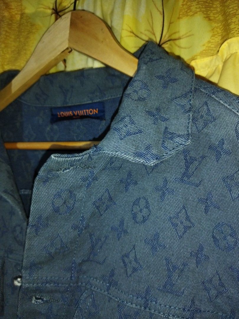 Louis Vuitton Monogram Denim Jacket, Men's Fashion, Coats, Jackets and ...