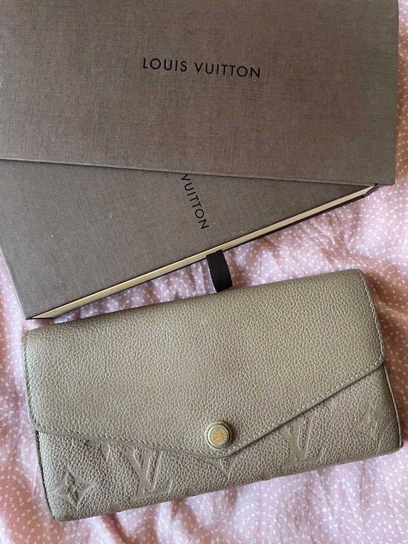 LV SARAH WALLET MONOGRAM EMPREINTE LEATHER, Luxury, Bags & Wallets on ...