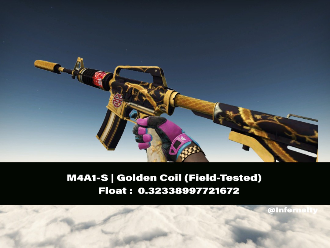 M4A1-S Golden Coil FT CSGO SKINS KNIVES, Video Gaming, Gaming Accessories, In-Game Products on ...