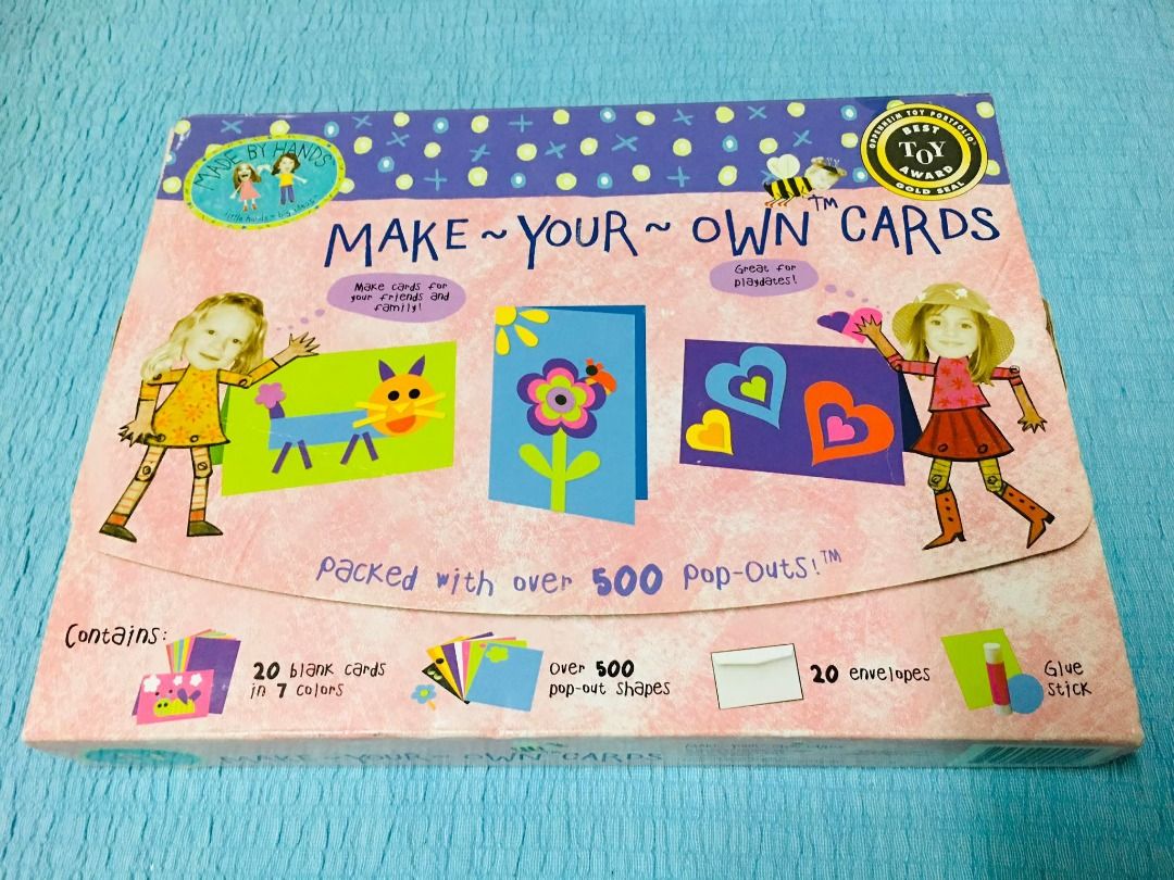 Made By Hands Make Your Own Cards Kit, Hobbies & Toys, Stationary ...