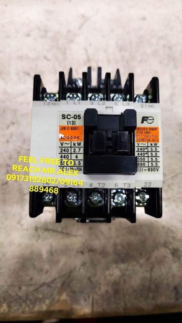 Magnetic Contactor (Specs: 220v), Commercial & Industrial, Construction ...