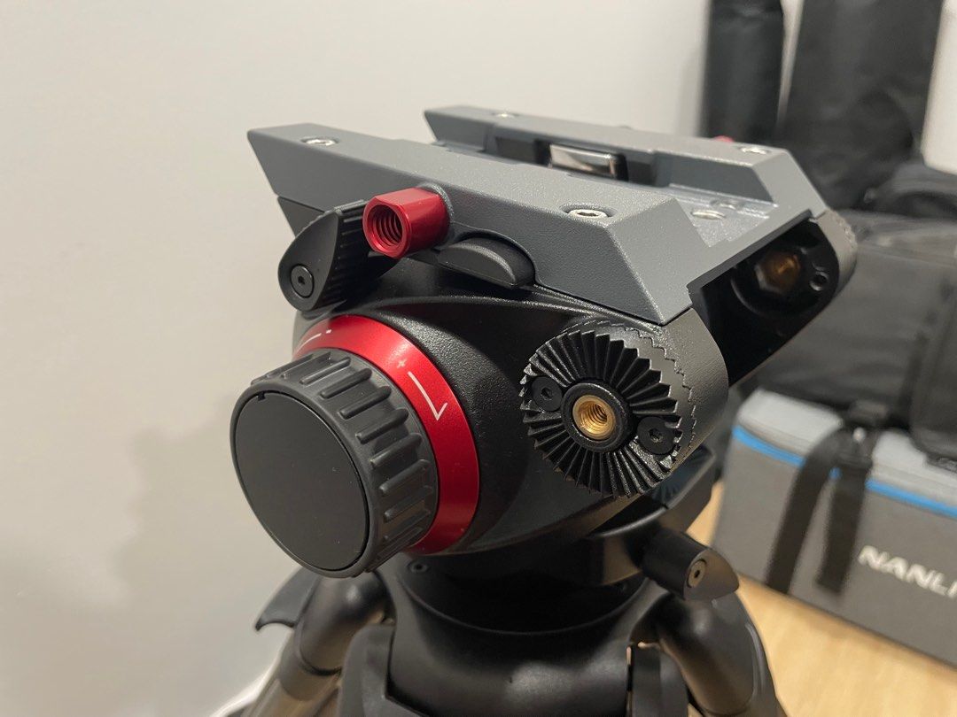 Manfrotto 504HD Fluid Video Head with CF Twin Leg Tripod MS ...